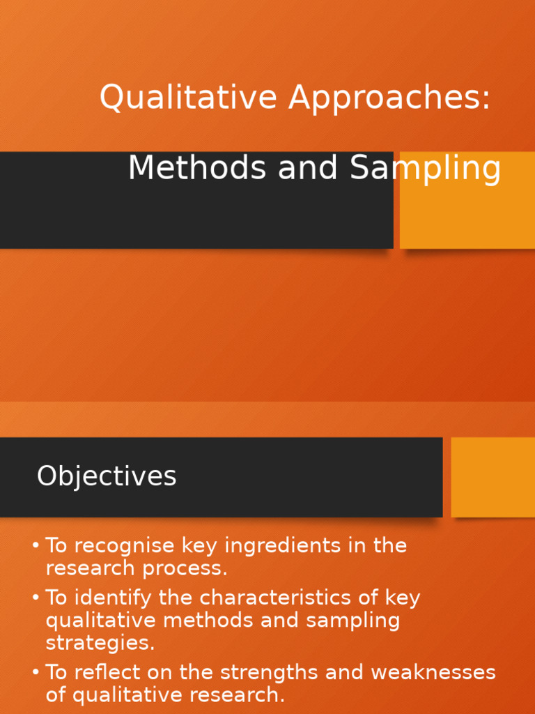 Qualitative Research Methods Overview | PDF | Qualitative Research ...