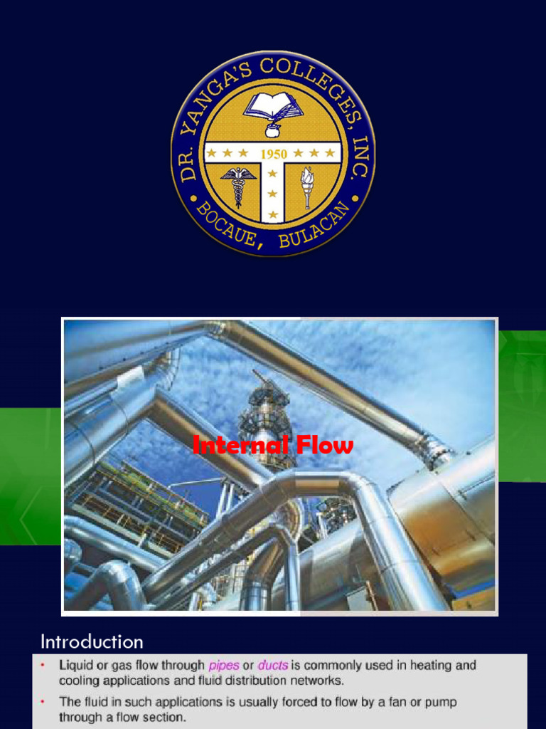 Episode 9 Internal Flow (Autosaved) | PDF | Fluid Dynamics | Turbulence