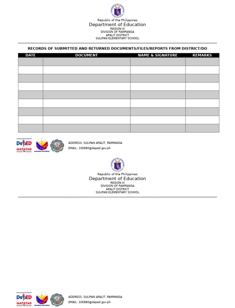 Records From District - D.O | PDF