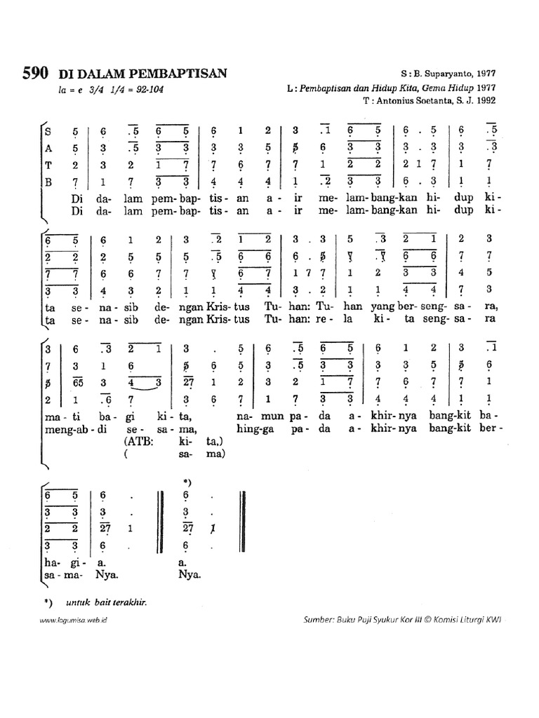Di Dalam Pembaptisan | PDF