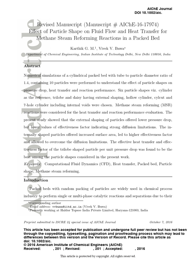 Karthik 2016 | PDF | Turbulence | Viscosity