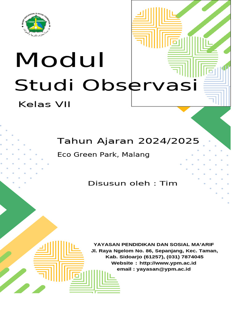 Modul Studi Observasi | PDF