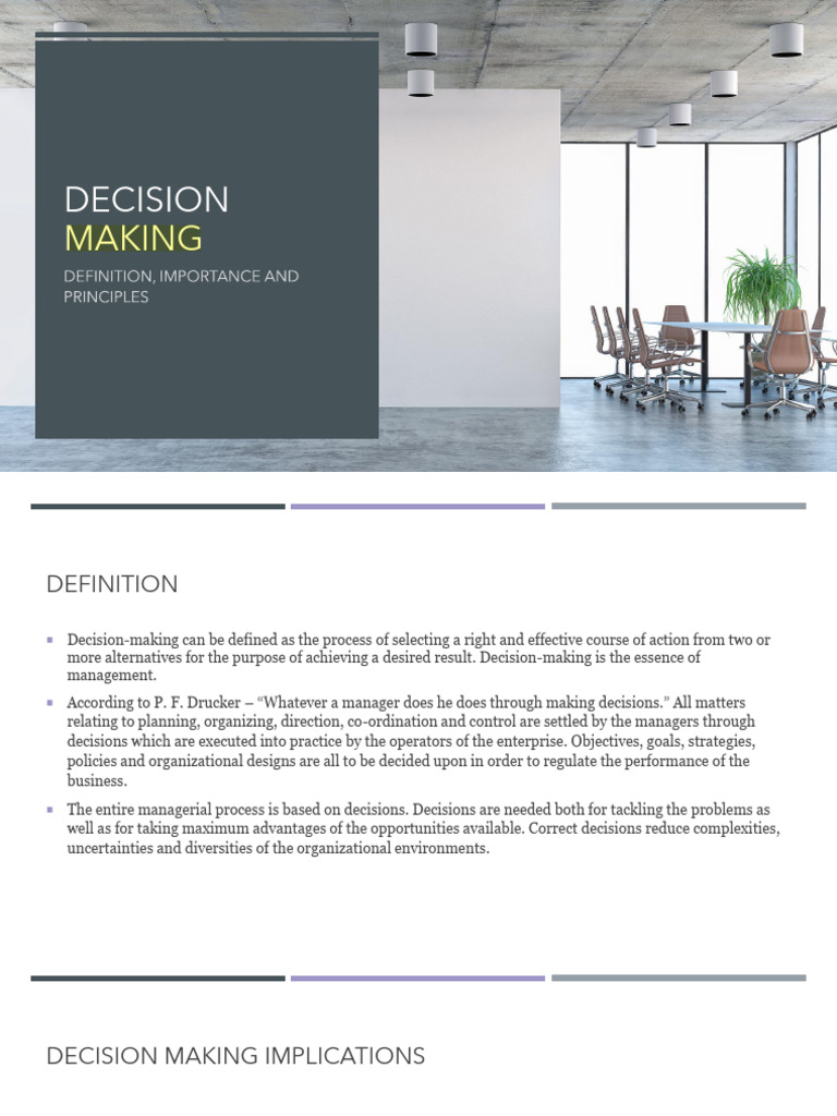 Decision_making | PDF | Decision Making | Business