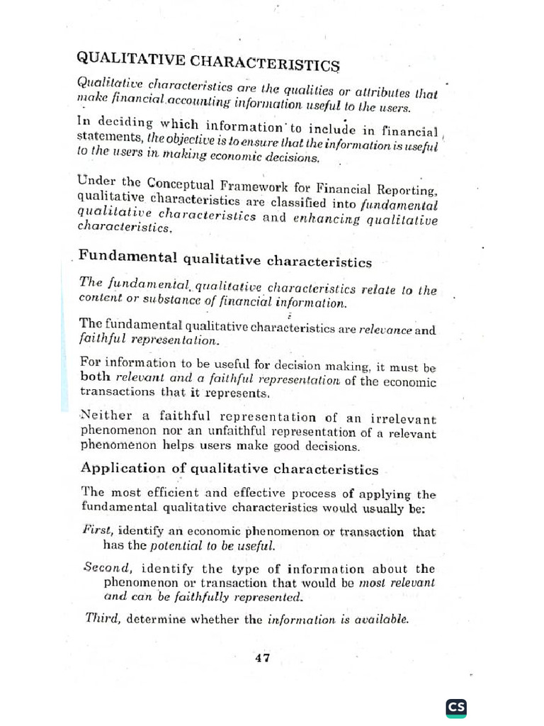 Chapter 3 Cfas | PDF