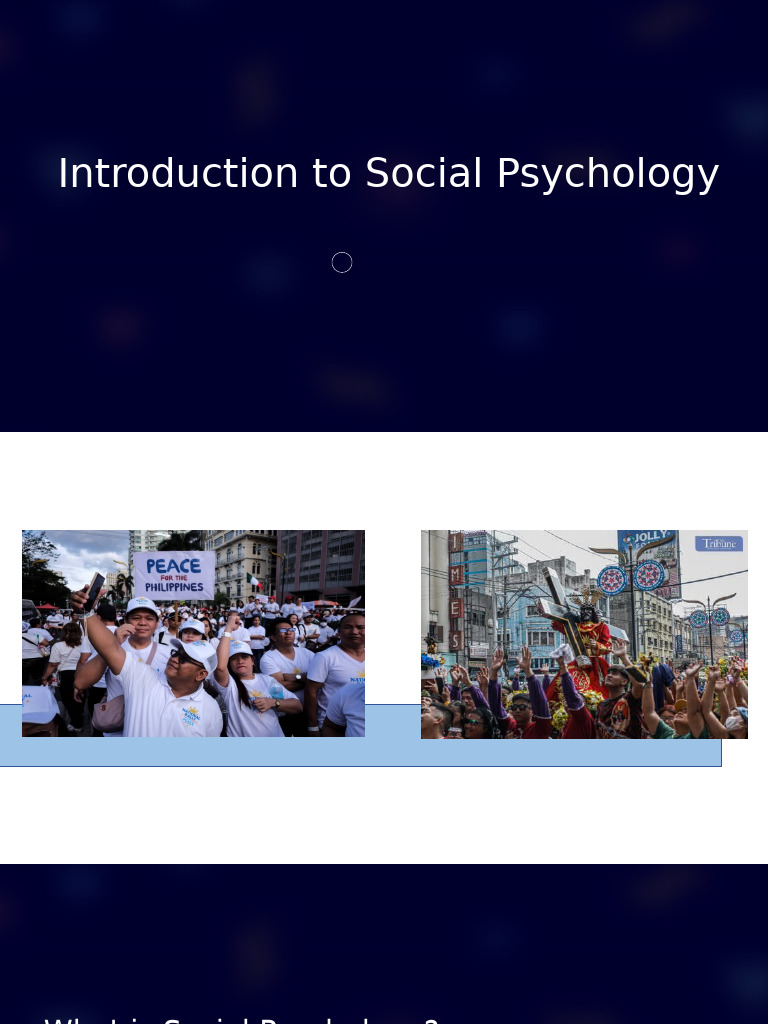 Introduction to Social Psychology | PDF