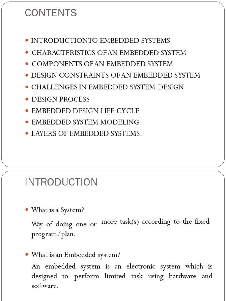 Embedded Systems Guide | PDF | Operating System | Embedded System