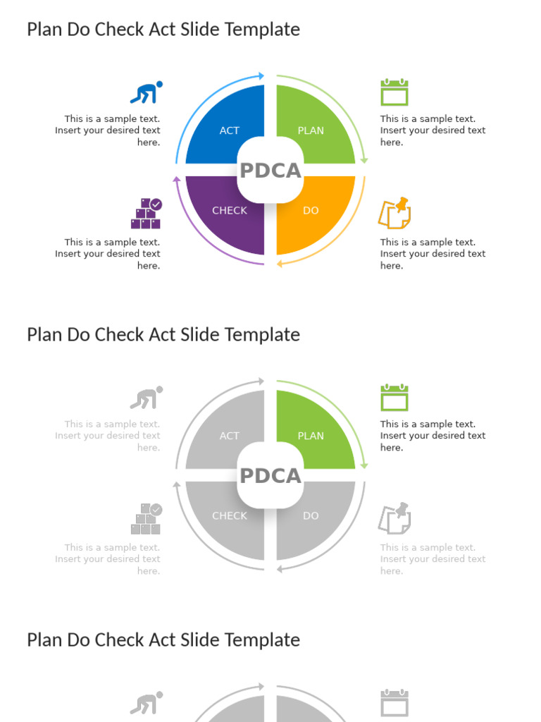 FF0461 01 Plan Do Check Act Powerpoint Template 16x9 1 | PDF