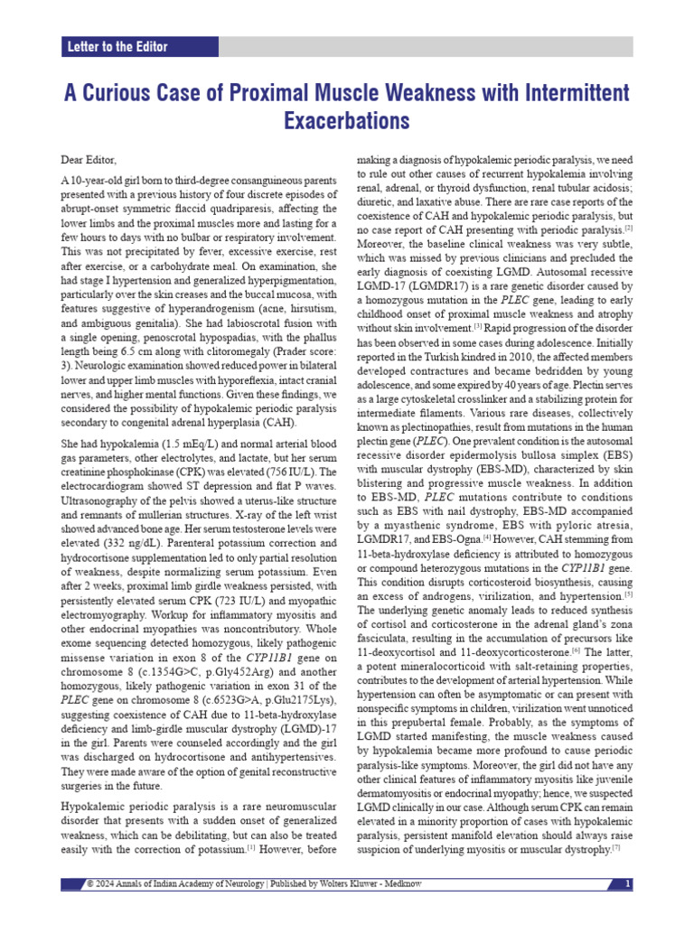 a_curious_case_of_proximal_muscle_weakness_with.195 | PDF | Human ...
