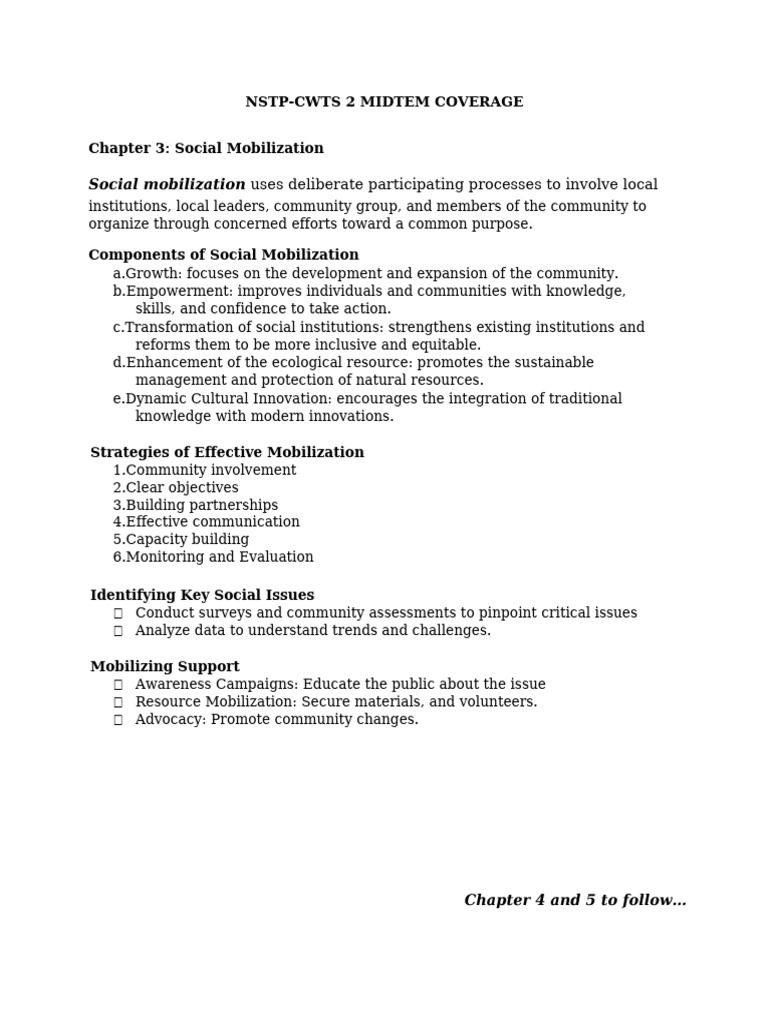 Cwts 2 Midterm Coverage - Part 1 | PDF