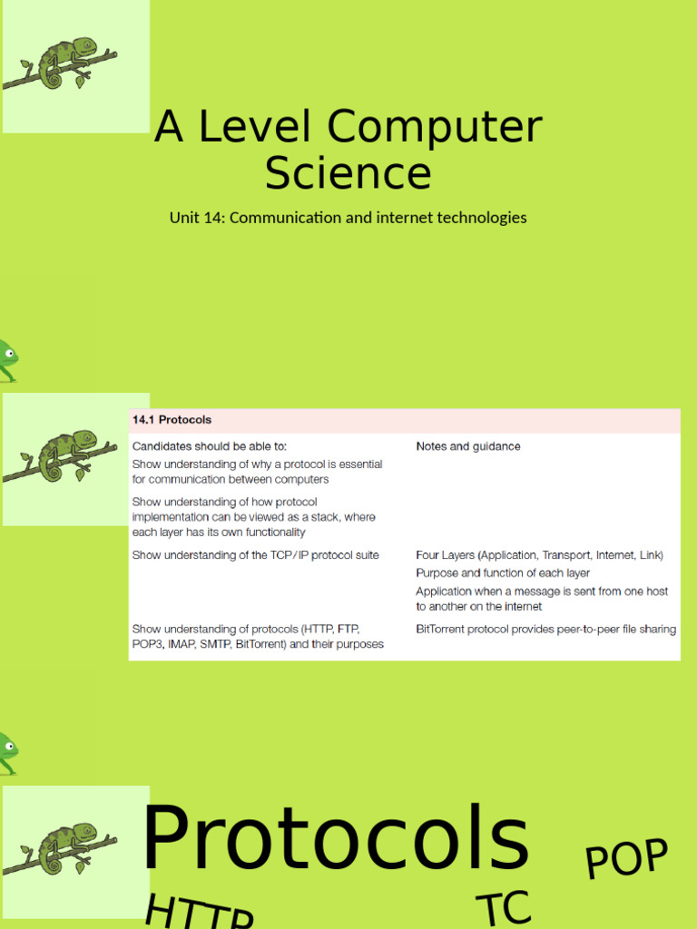 CIE_ALevel_CS_Unit14 | PDF | Computer Network | Internet