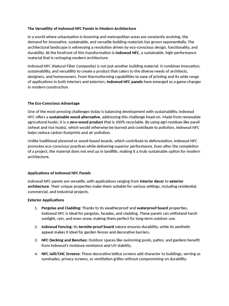 blog 6_The Versatility of Indowud NFC Panels in Modern Architecture ...