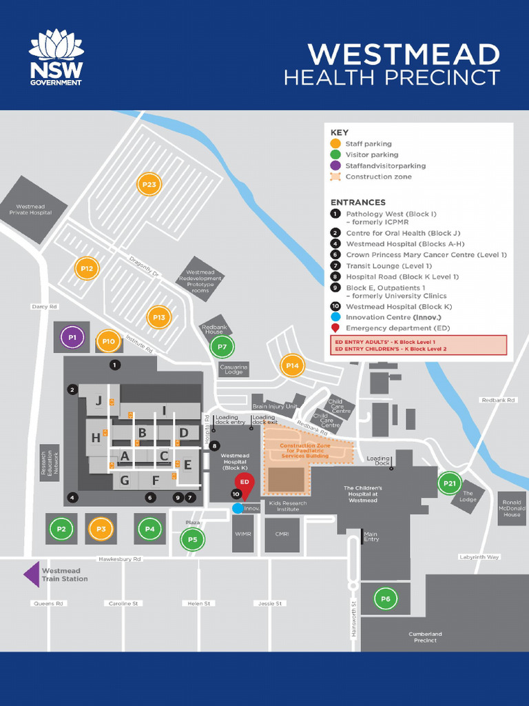 Westmead Health Precinct map | PDF