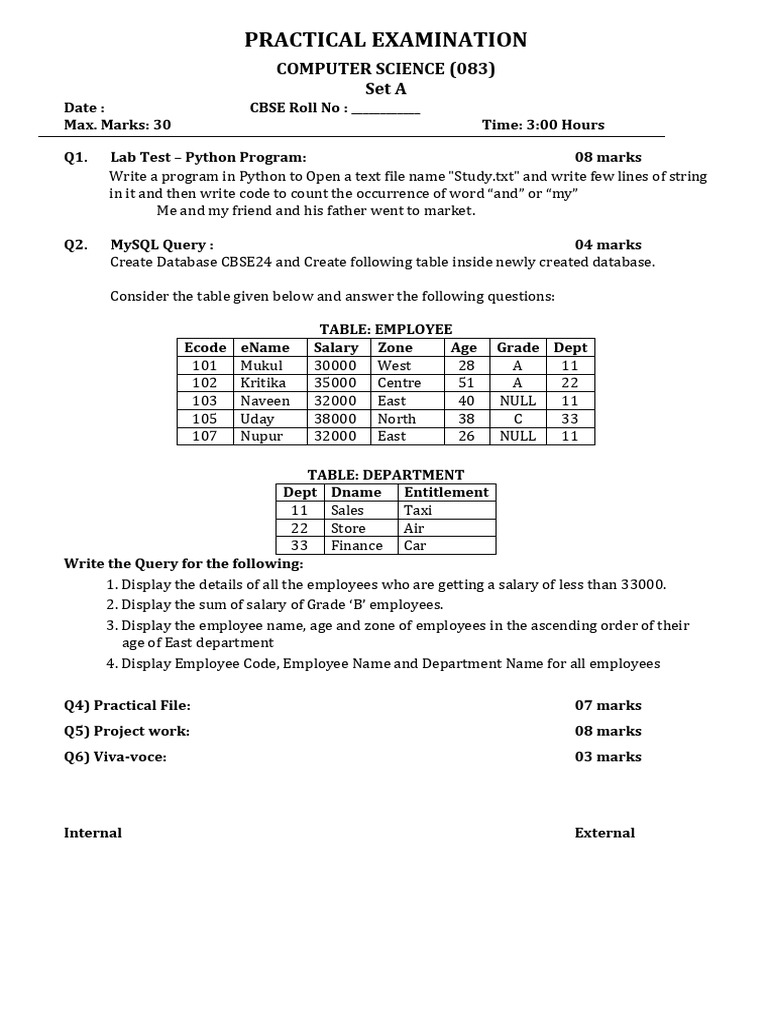 Sample QP Practical | PDF | Sql | Information Retrieval