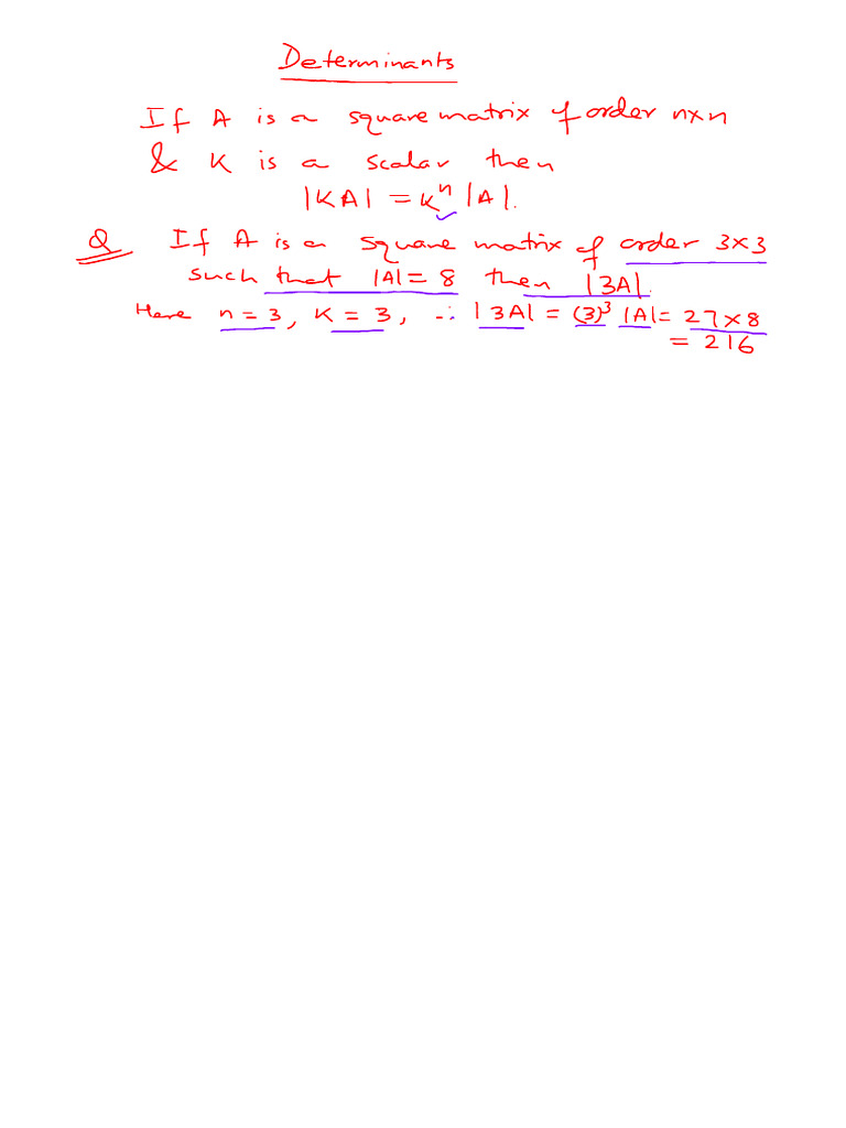 Determinant Day 2 | PDF