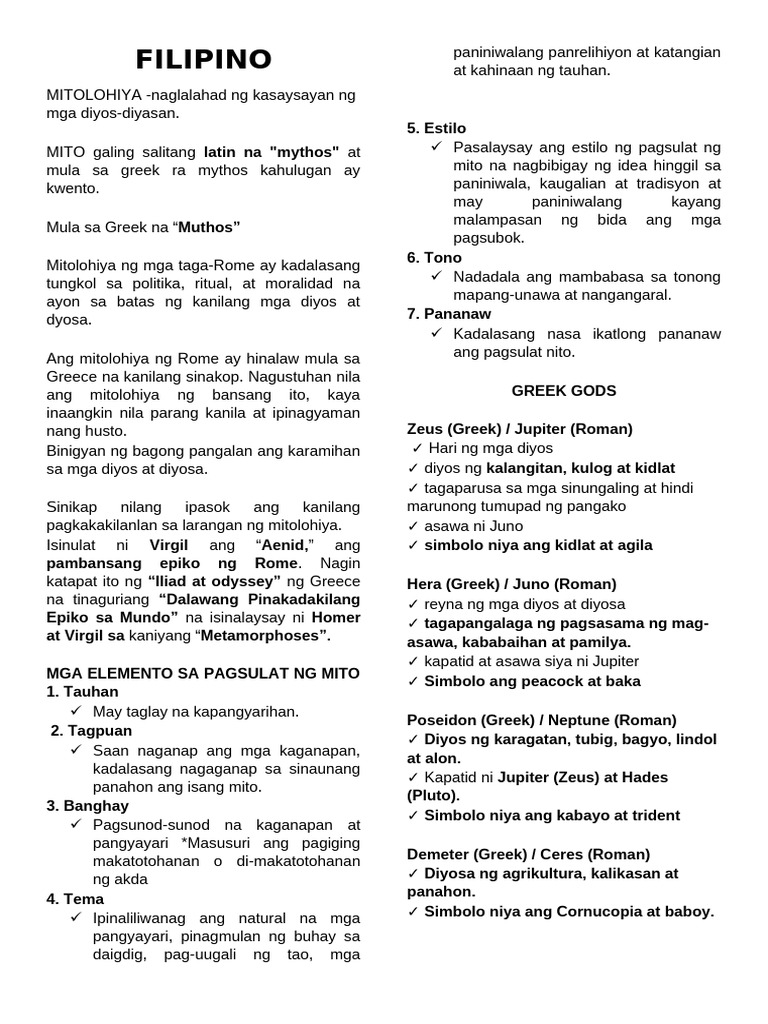 FILIPINO | PDF