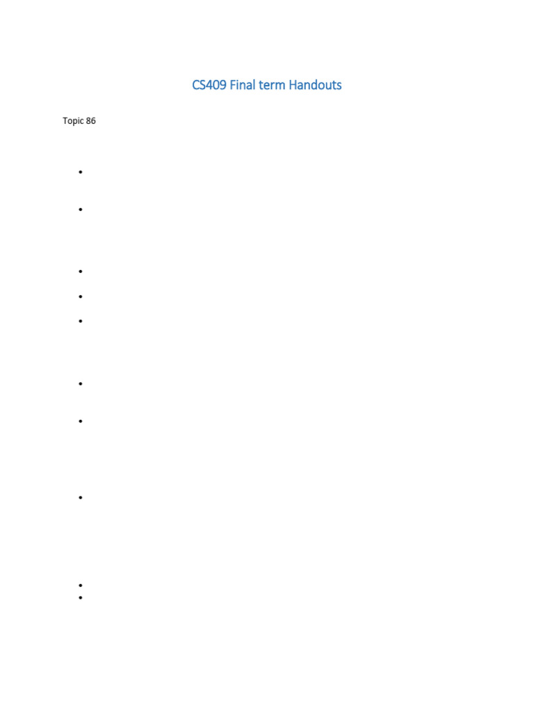CS409 Final Term Handouts + MCQS-1 | PDF | Database Index | Pl/Sql
