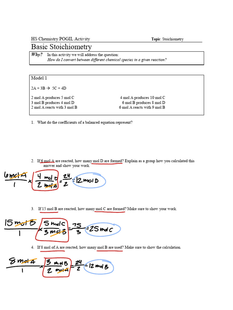 Basic Stoich-1 | PDF
