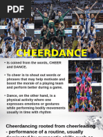 History and Definition of Cheerdance | PDF | Cheerleading | Team Sports