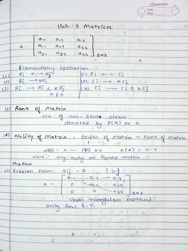 Maths Unit 3 | PDF