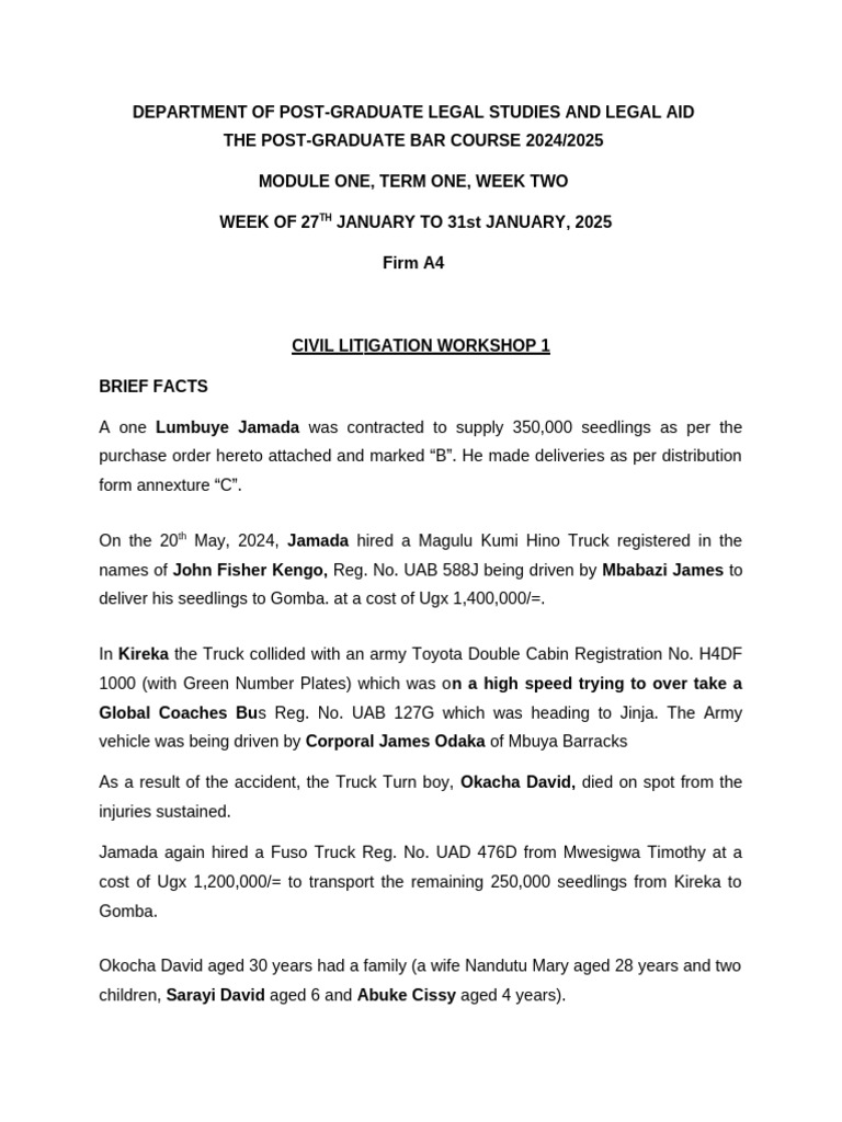 Civil Litigation Workshop: Case Analysis | PDF | Damages | Arbitration