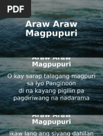 Araw Araw by MJ Flores Lyrics | PDF