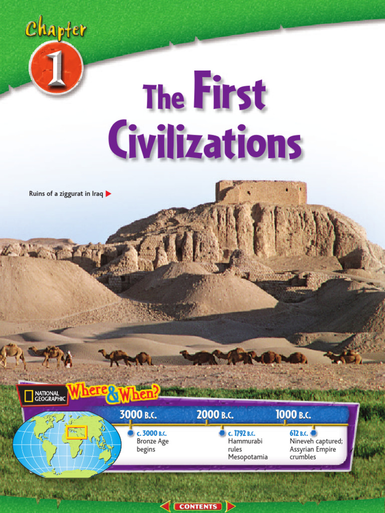 The First Civilizations | PDF | Paleolithic | Mesopotamia