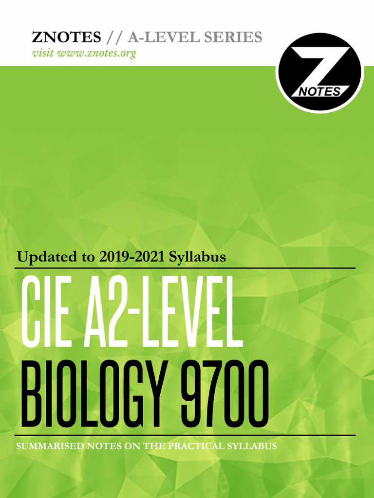 Caie A2 Biology 9700 Practical | PDF | Gel Electrophoresis | Ph