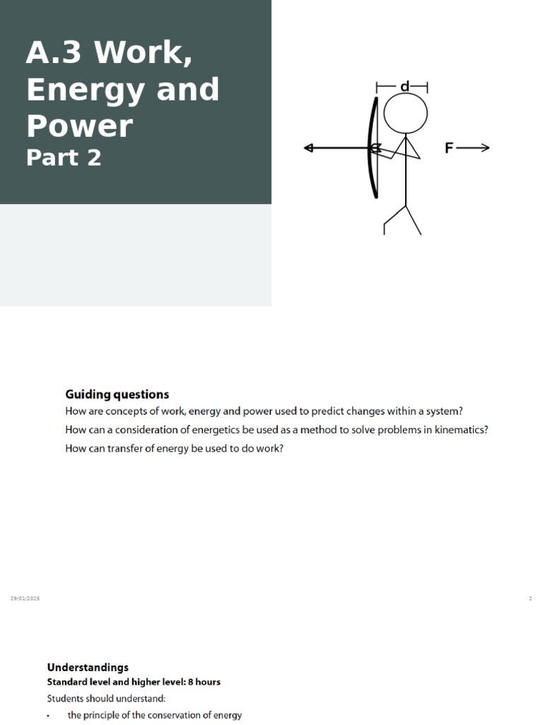 Grade 11 A.3 Work - Energy - and - Power Part 2 2024-2025 | PDF | Potential Energy | Force