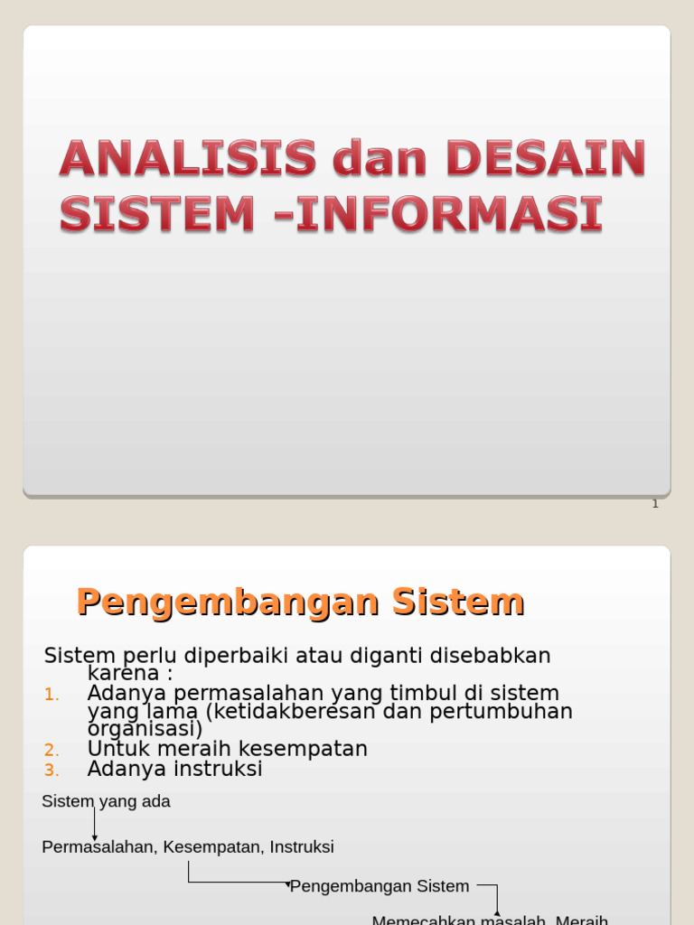 Analisis-Dan Desain Sistem-Informasi | PDF