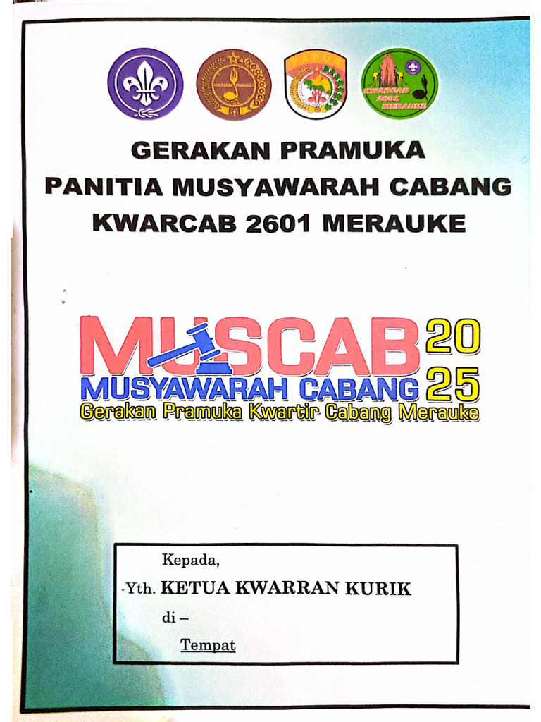 Undangan Kwarcab | PDF