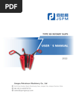 NOV - Rotary Slips Manual | PDF | Pipe (Fluid Conveyance) | Elevator