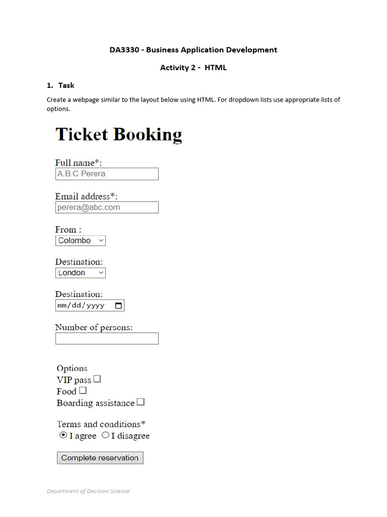 Activity 2 - HTML | PDF
