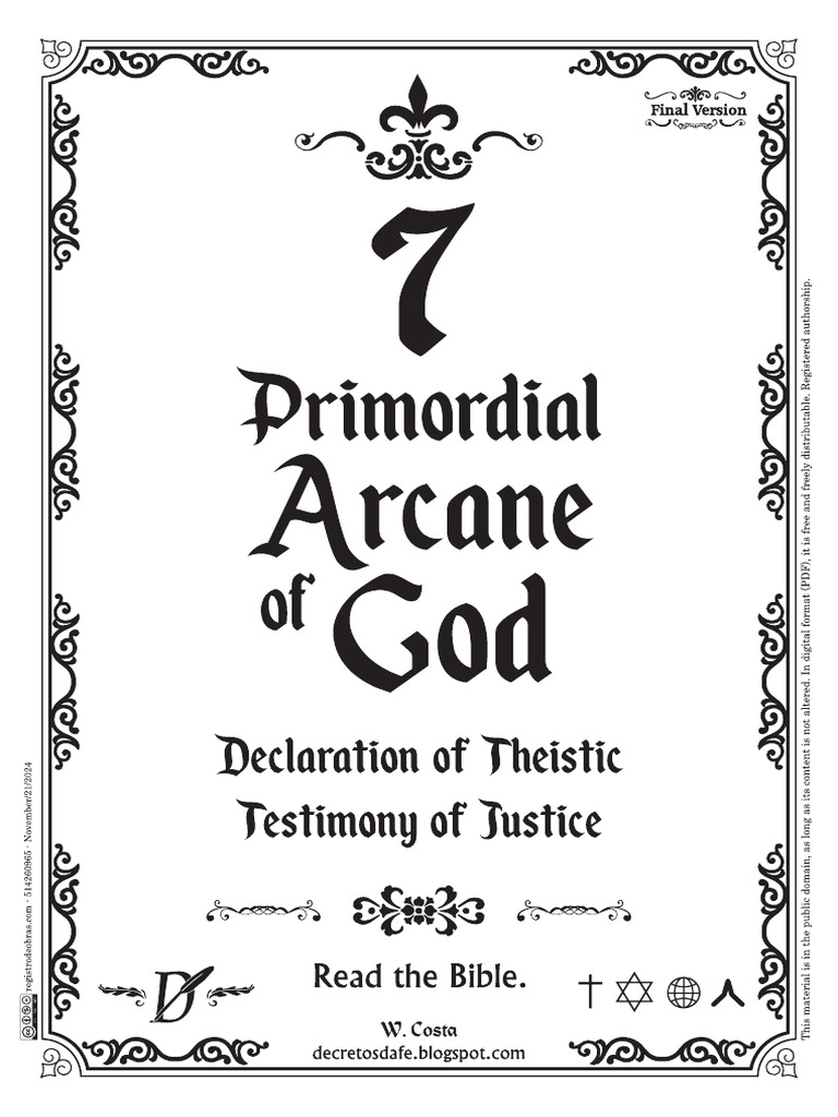 7 Primordial Arcane of God | PDF