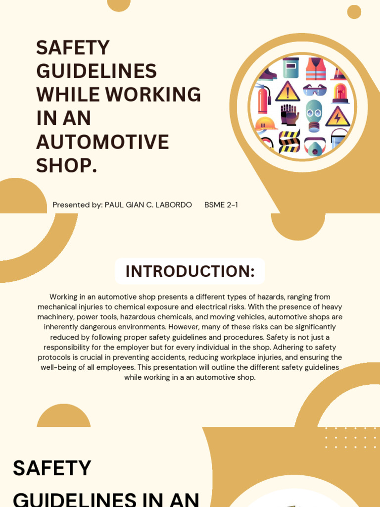 Safety Guidelines | PDF | Personal Protective Equipment | Workplace