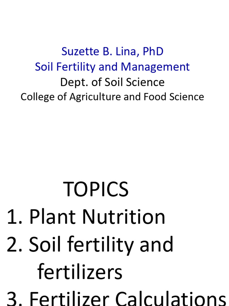 Plant-nutrition.2021 | PDF | Plant Nutrition | Nutrients