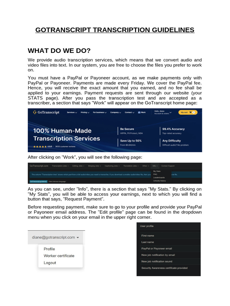 Gotranscript Transcription Guidelines (Adapted For Translation Into ...