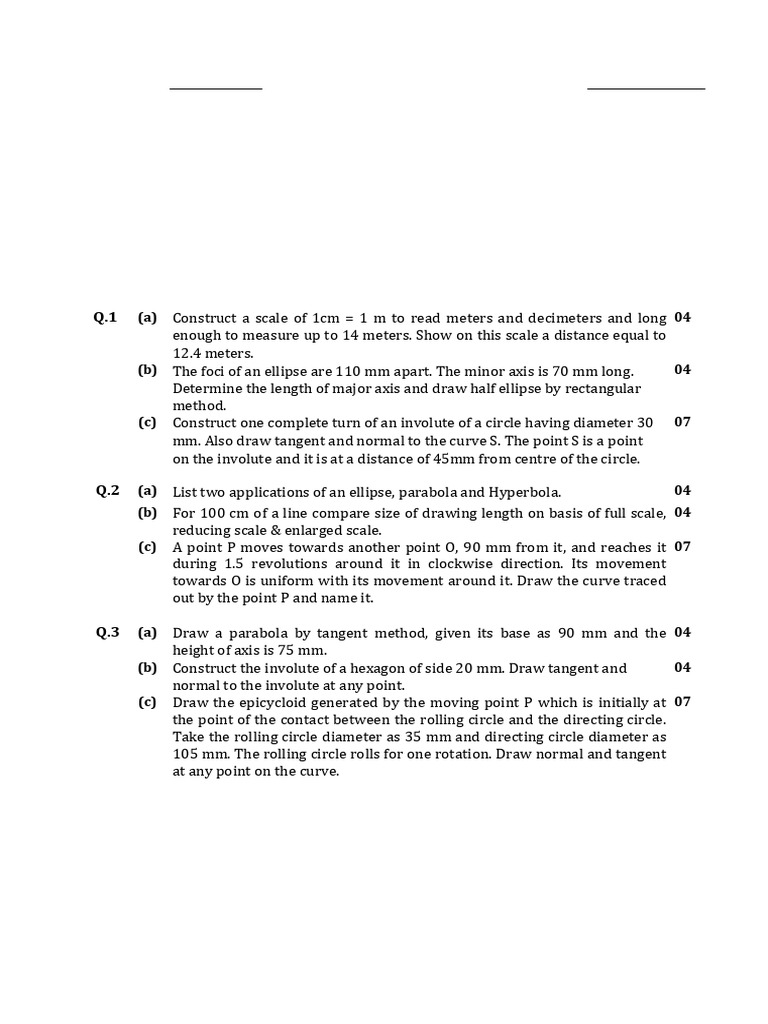 EGD MSE-1 Paper (2023-24) | PDF