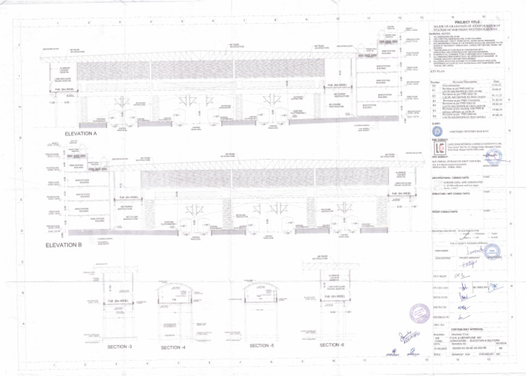 Gad Fob and Air Concourse Elevation and Section 2 | PDF