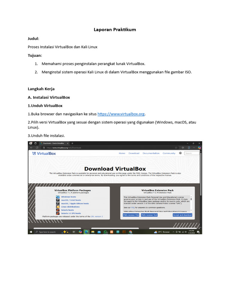 Laporan Praktikum Sistem Operasi (1) | PDF Laporan Praktikum Sistem Operasi (1) | PDF