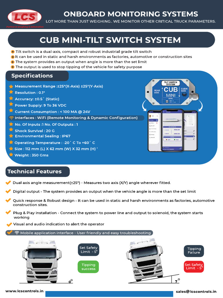 LCS-Tilt Switch System | PDF