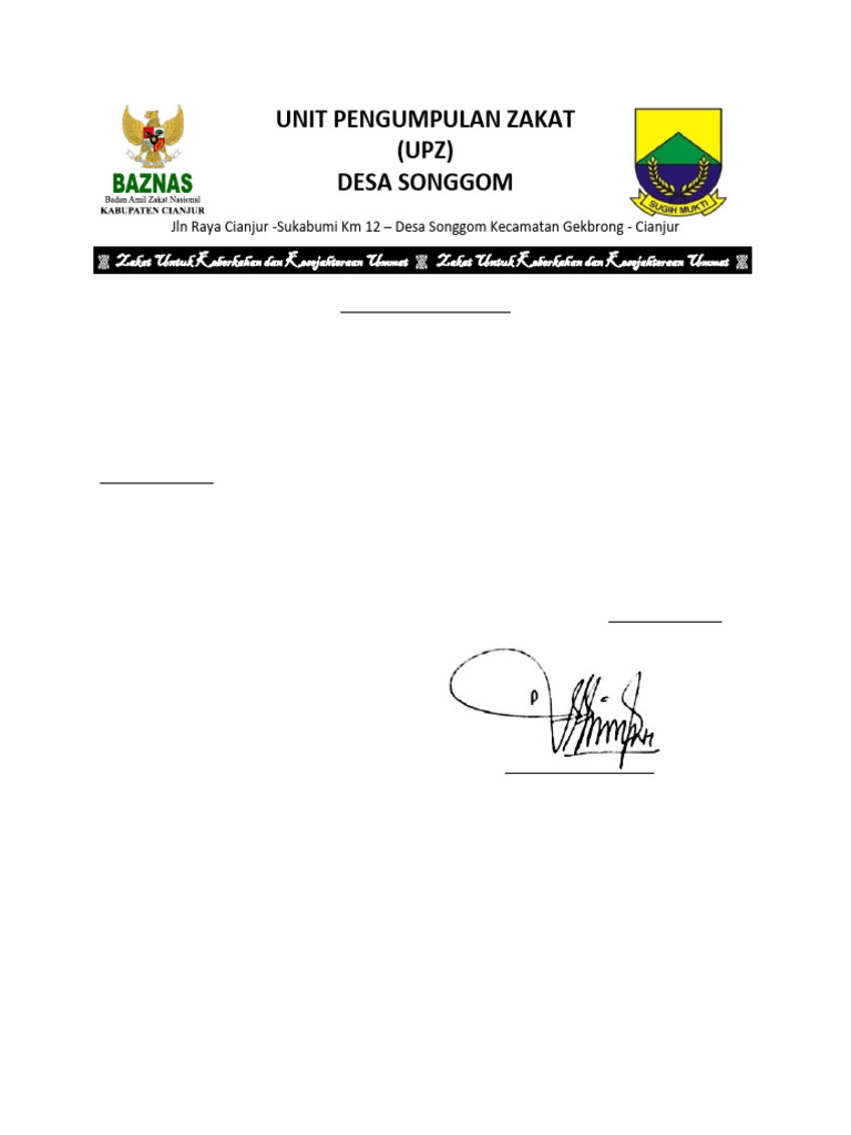 Rekomendasi UPZ Untuk MAHPUDIN | PDF