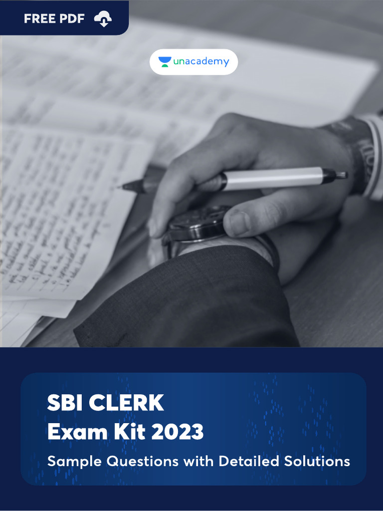 SBI Clerk Exam Kit 2023: Sample Q&A PDF | PDF | Argument | Trapping