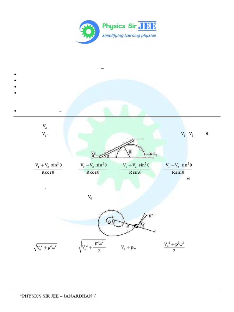 2024 Weekend Test Circular Mo 20230703120744 | PDF | Acceleration ...