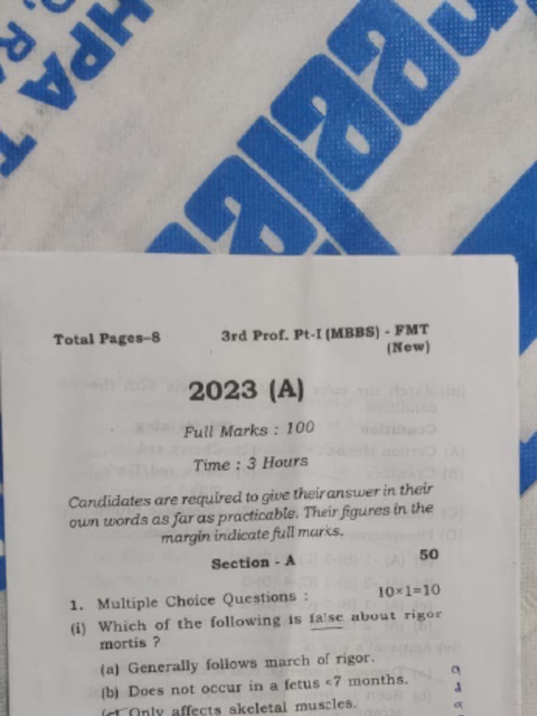 2019 FMT MB Paper | PDF