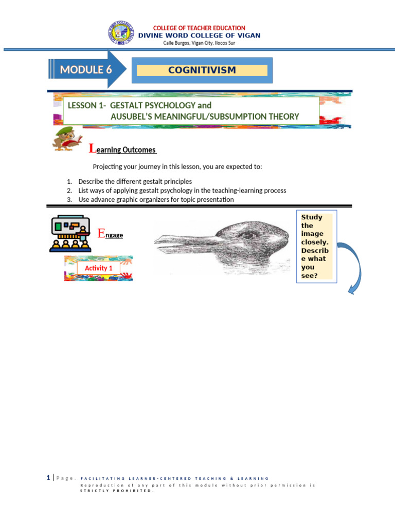 Gestalt Principles in Education | PDF | Mental Processes | Cognitive ...