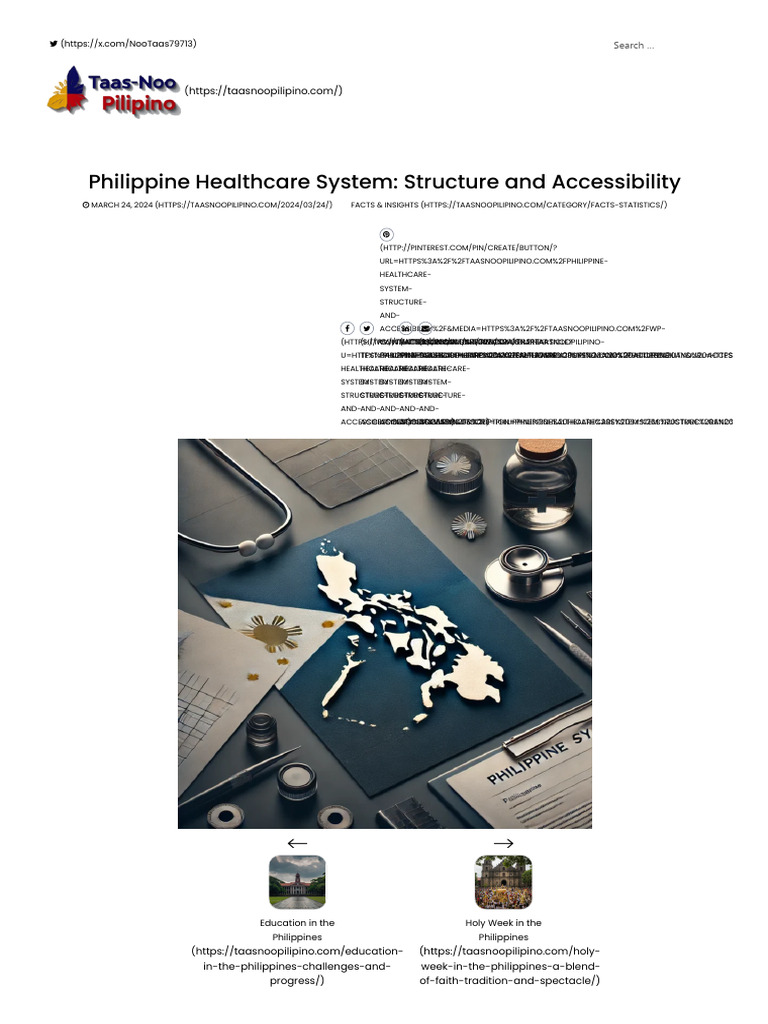 Philippine Healthcare System Overview | PDF | Health Care | Health System