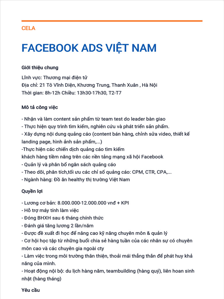 Facebook ADS Cela | PDF