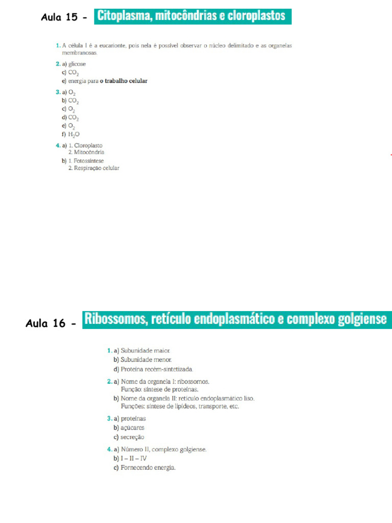 Resolução Das Aulas 15, 16 e 17 M4 | PDF