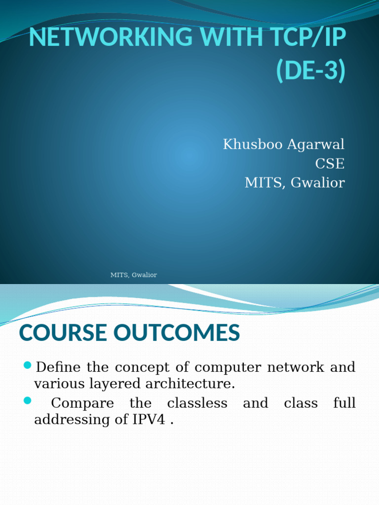 Subnetting Pdf Network Protocols Computer Architecture