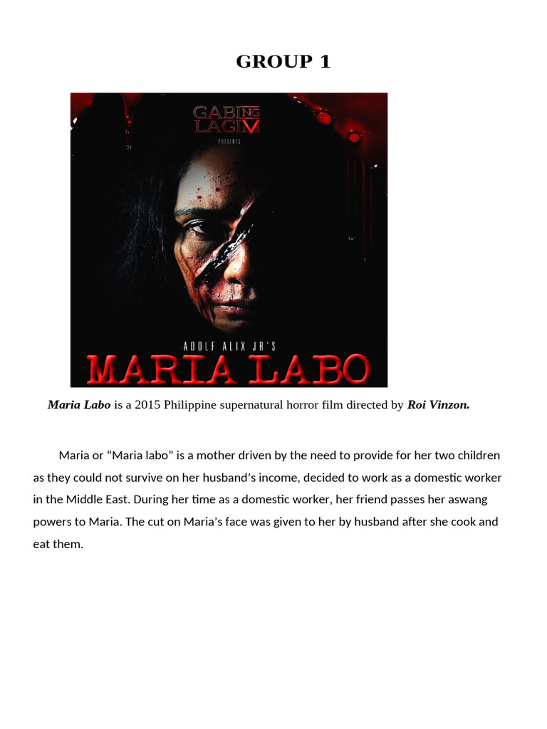 Maria Labo | PDF